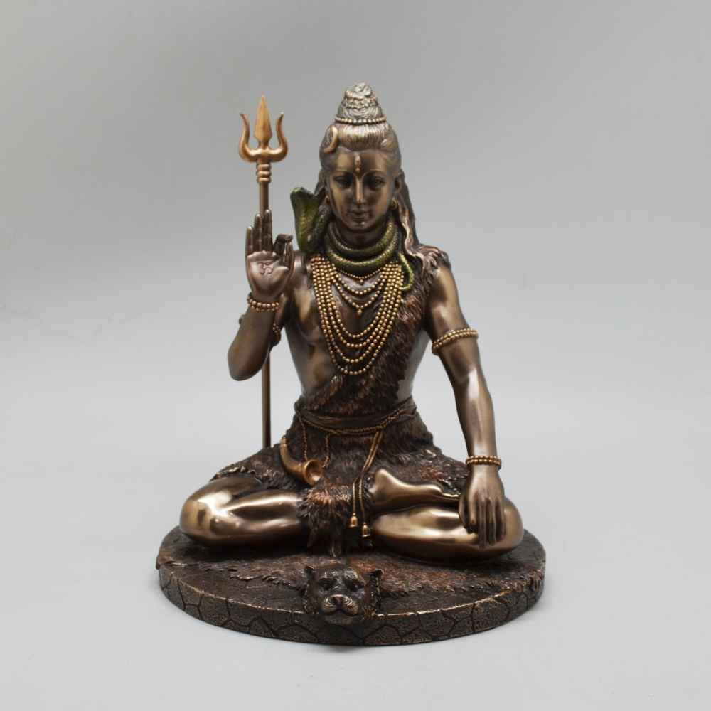 Metallic Fiber Shankar Sitting | 27KC04 | Craft House India